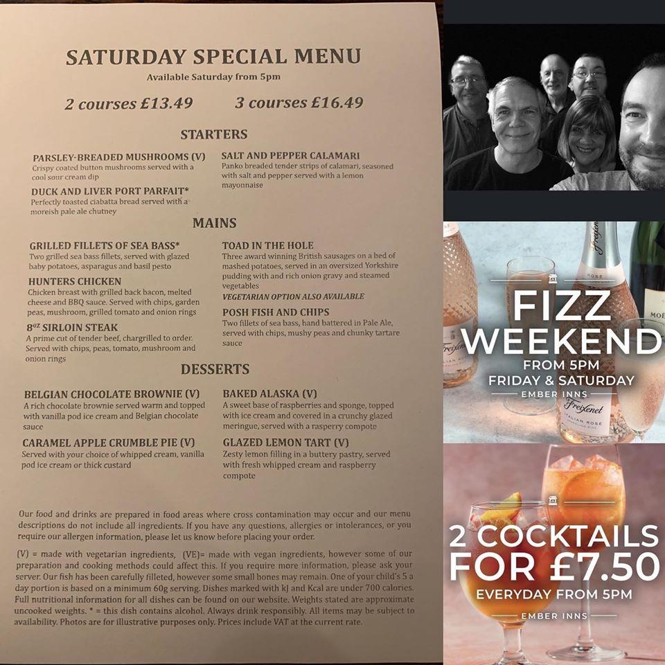 Menu at Ancient Oak pub & bar, Preston