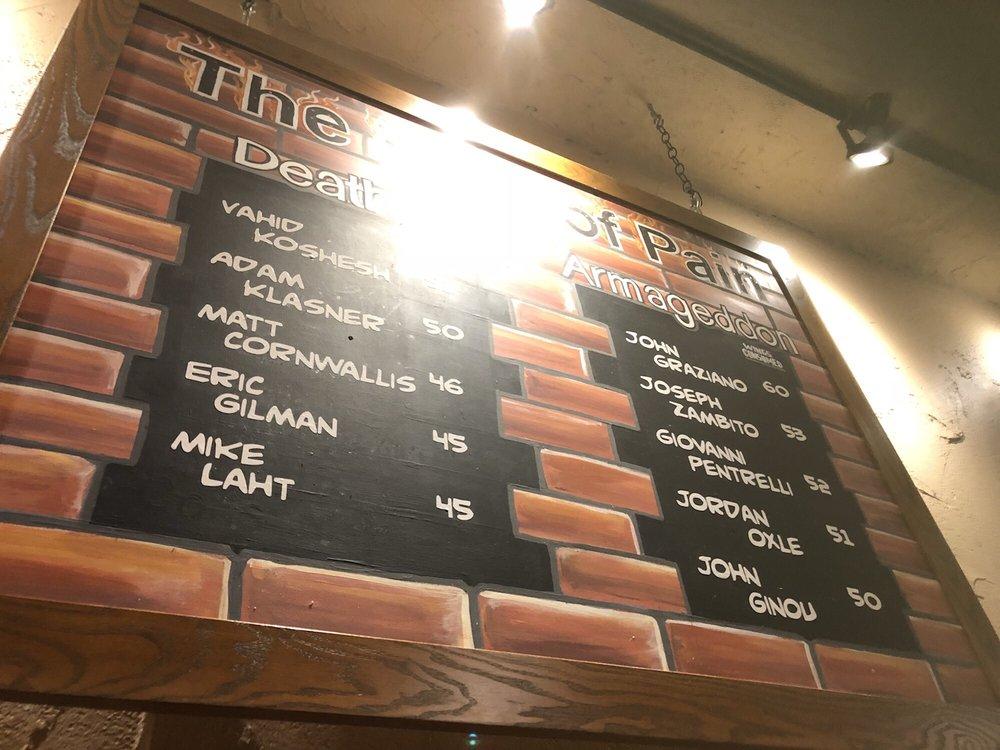 Menu at Duff's Famous Wings restaurant, Toronto, Bayview Ave