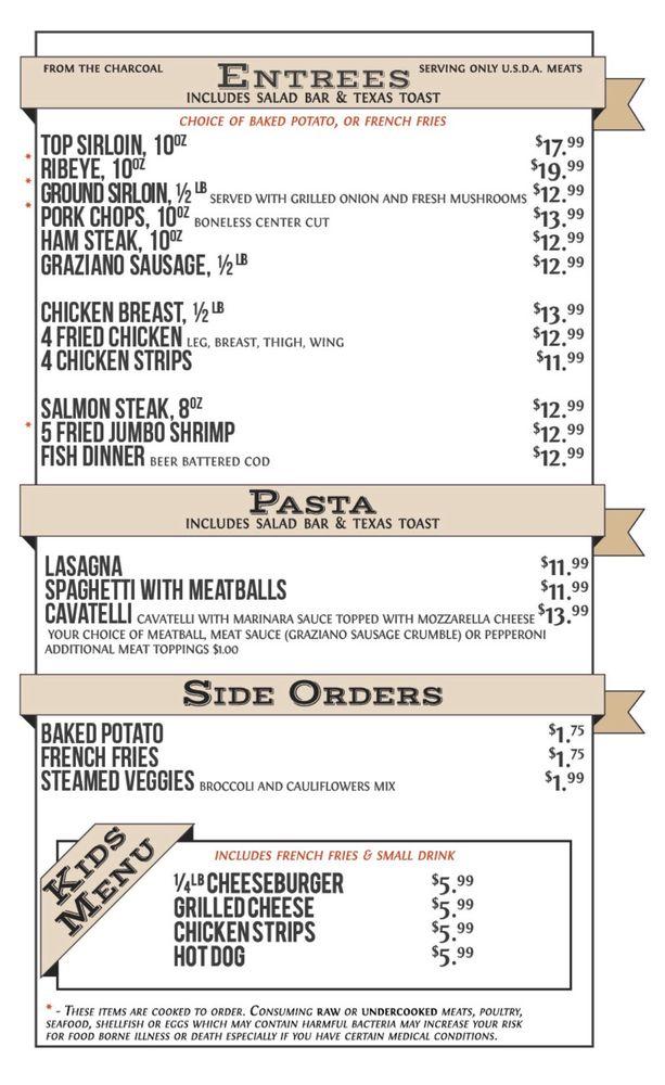 Menu at Winn's Pizza and Steakhouse Norwalk, Norwalk