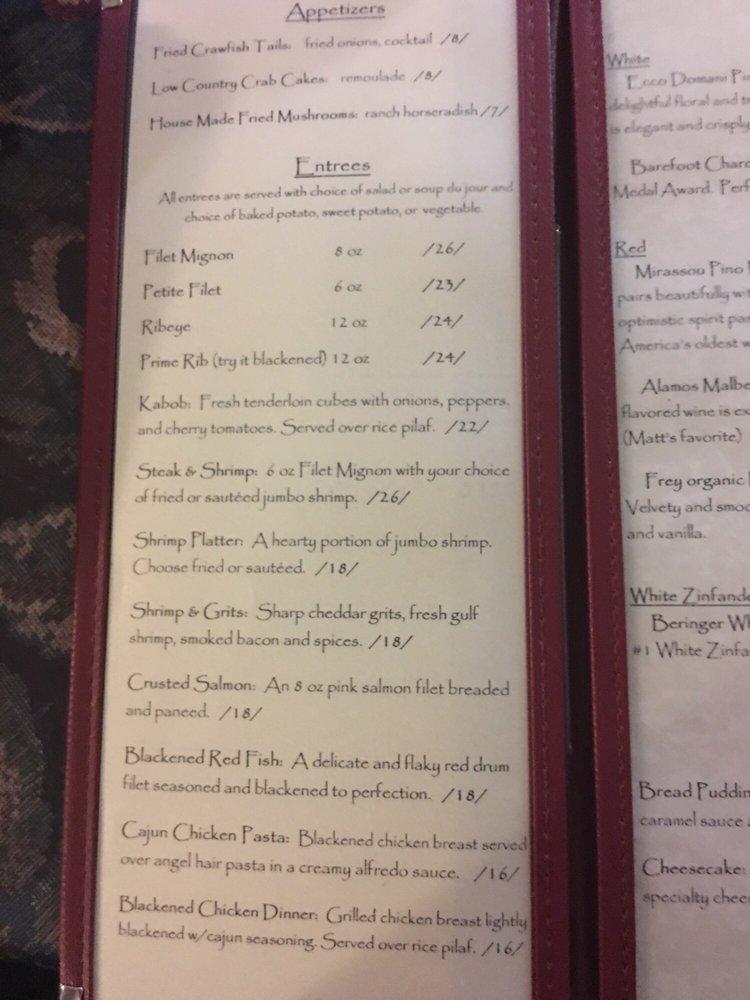 Menu at Cafe La Fleur, Laurel
