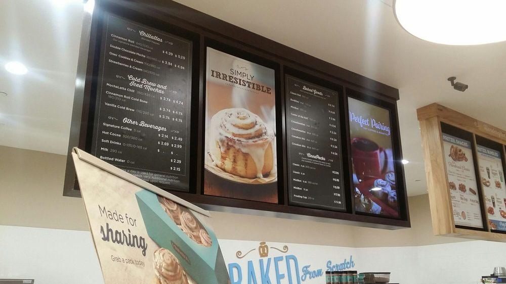 Menu at Cinnabon, Palm Desert, 72-840 CA-111
