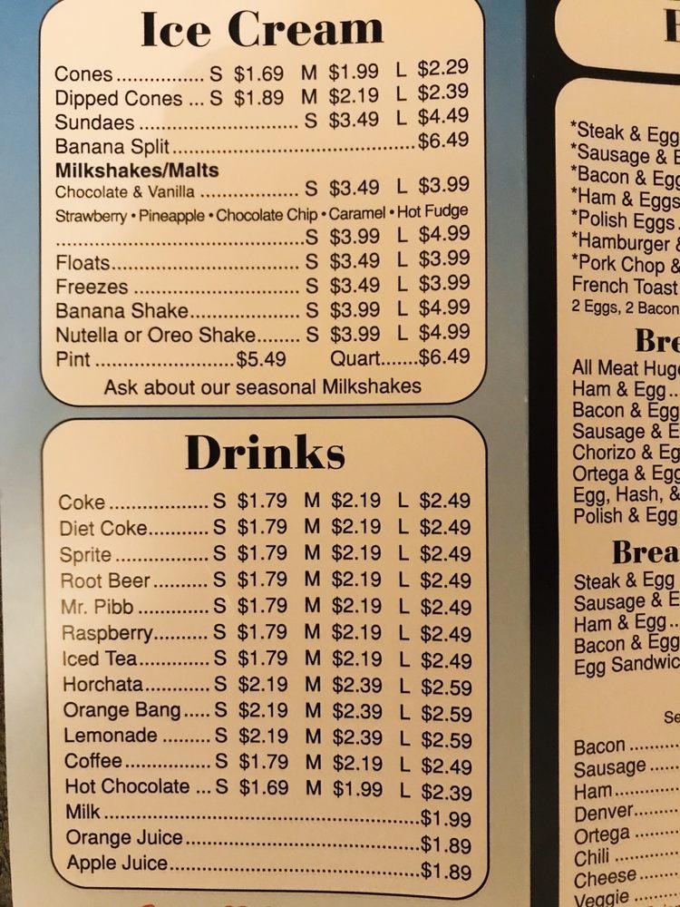 Menu at Kosmos Burgers restaurant, San Dimas