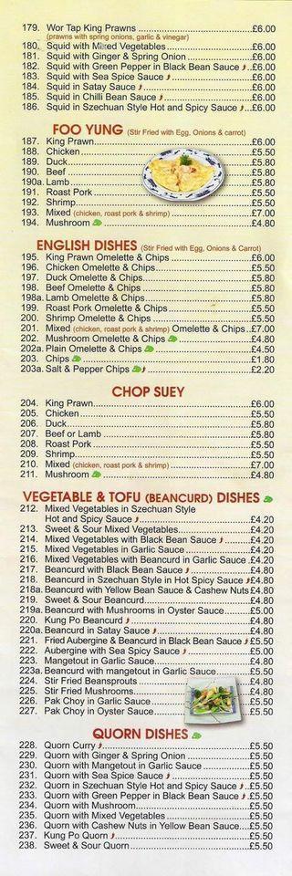 Menu at Yumi Yumi fast food, Farnborough