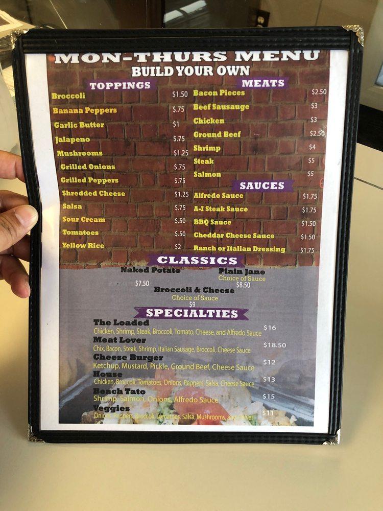 Menu at Loaded desserts, Clearwater