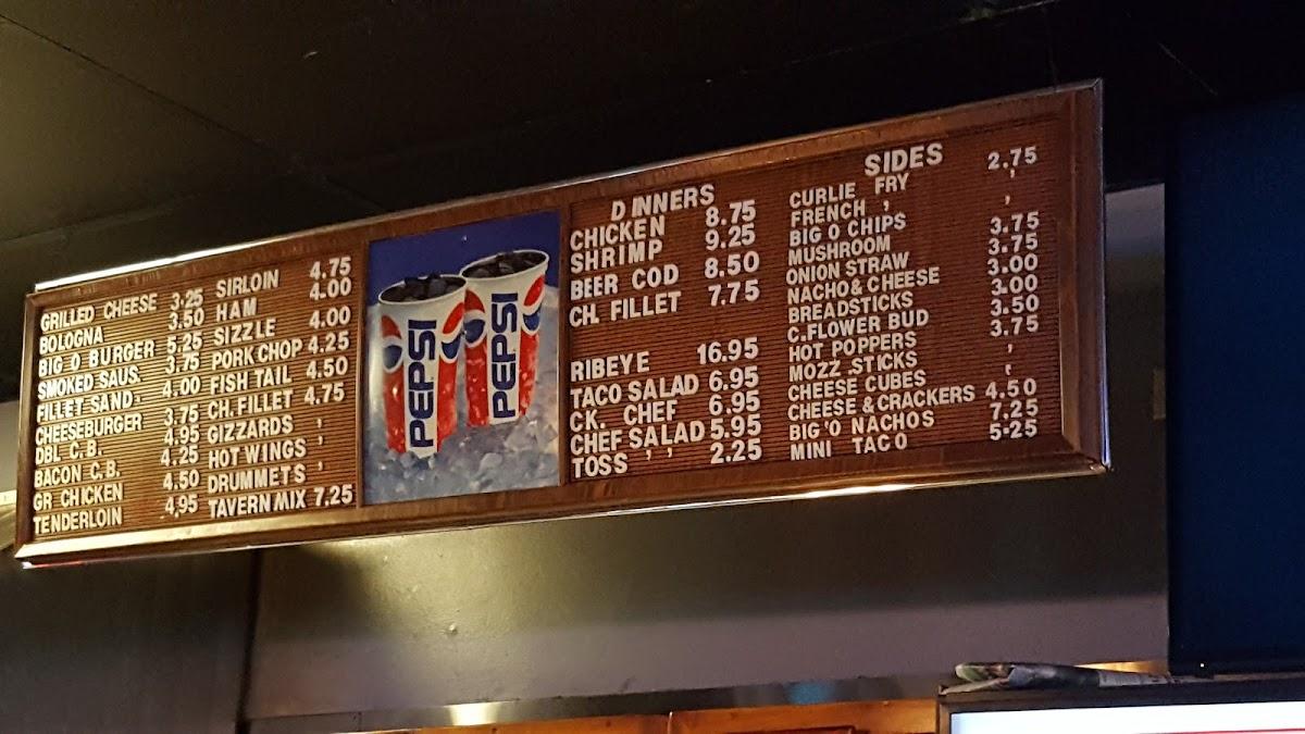 Menu at Oasis Bar & Grill, Antwerp
