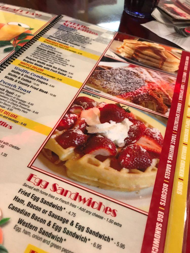 Menu at City Cafe Diner, Huntsville, Drake Ave SW