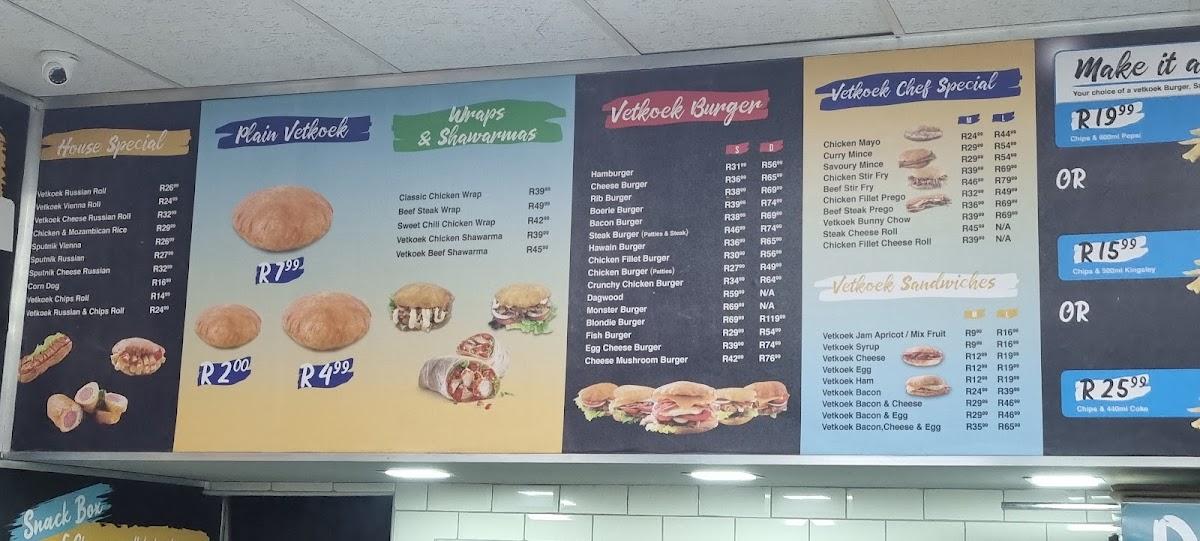 Menu at Fat Cake City restaurant, Benoni, Shop 8