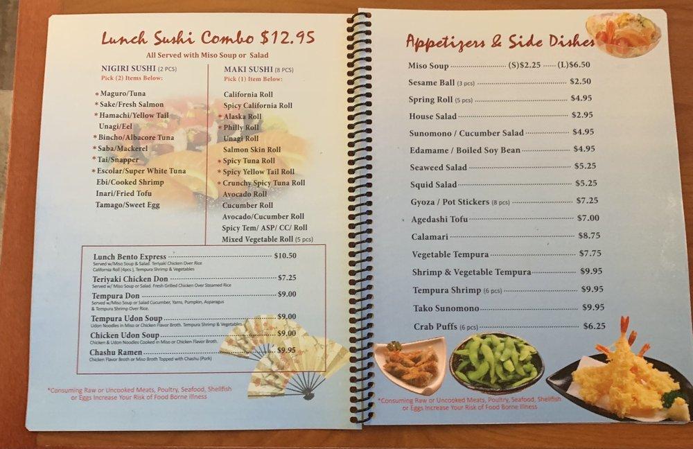 Menu at Kirin City Restaurant, Springfield