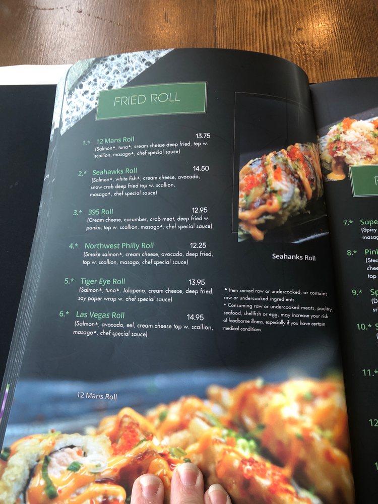 Menu at Kobe Sushi + Bar, Hood River