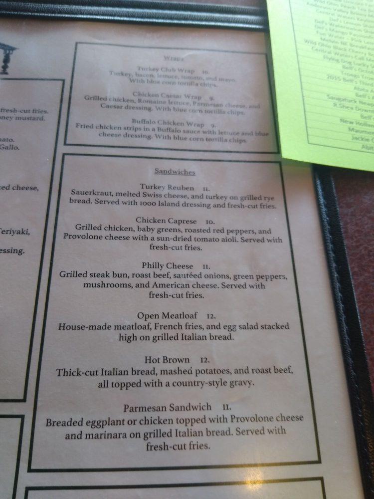 Menu at Mike's Bar & Grill, Berea