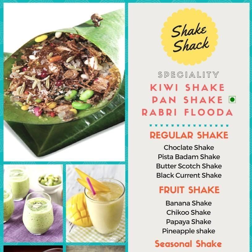 Menu at SHAKE SHACK, Khanna