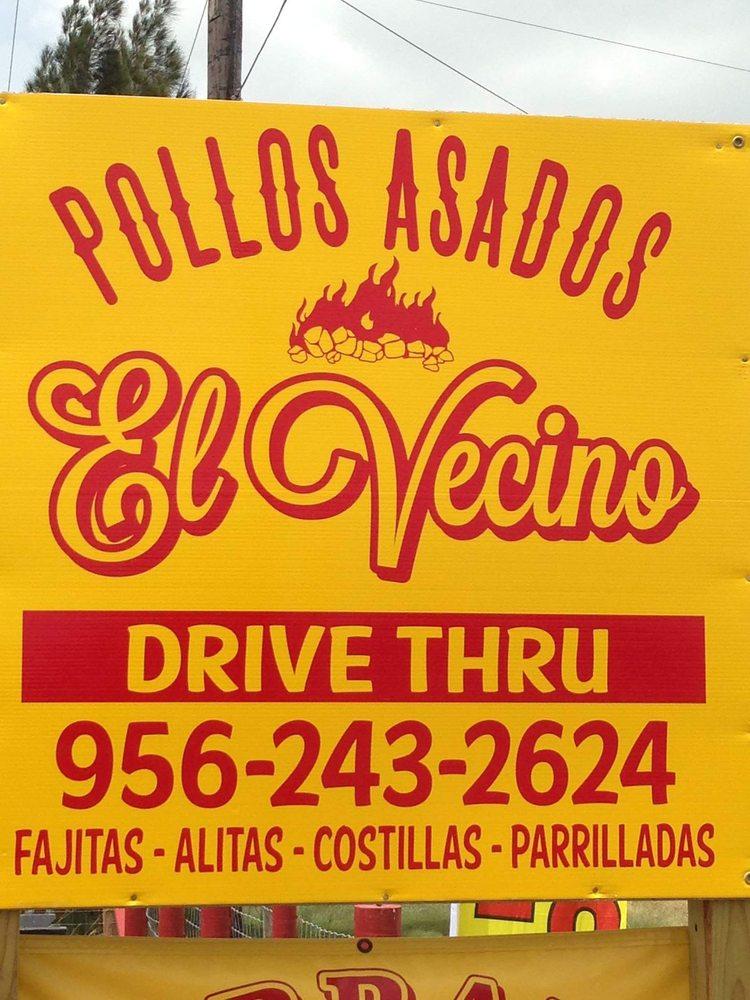 El Vecino Pollos Asados Drive thru in San Benito - Restaurant menu and ...