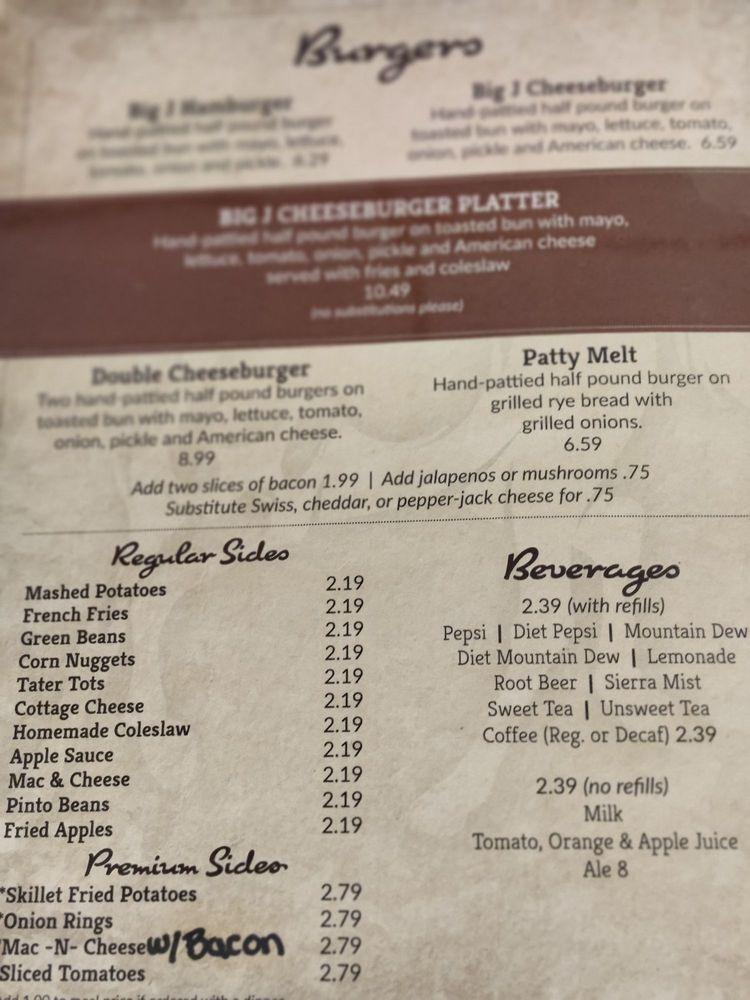 Menu at The Cottage Cafe, Nicholasville