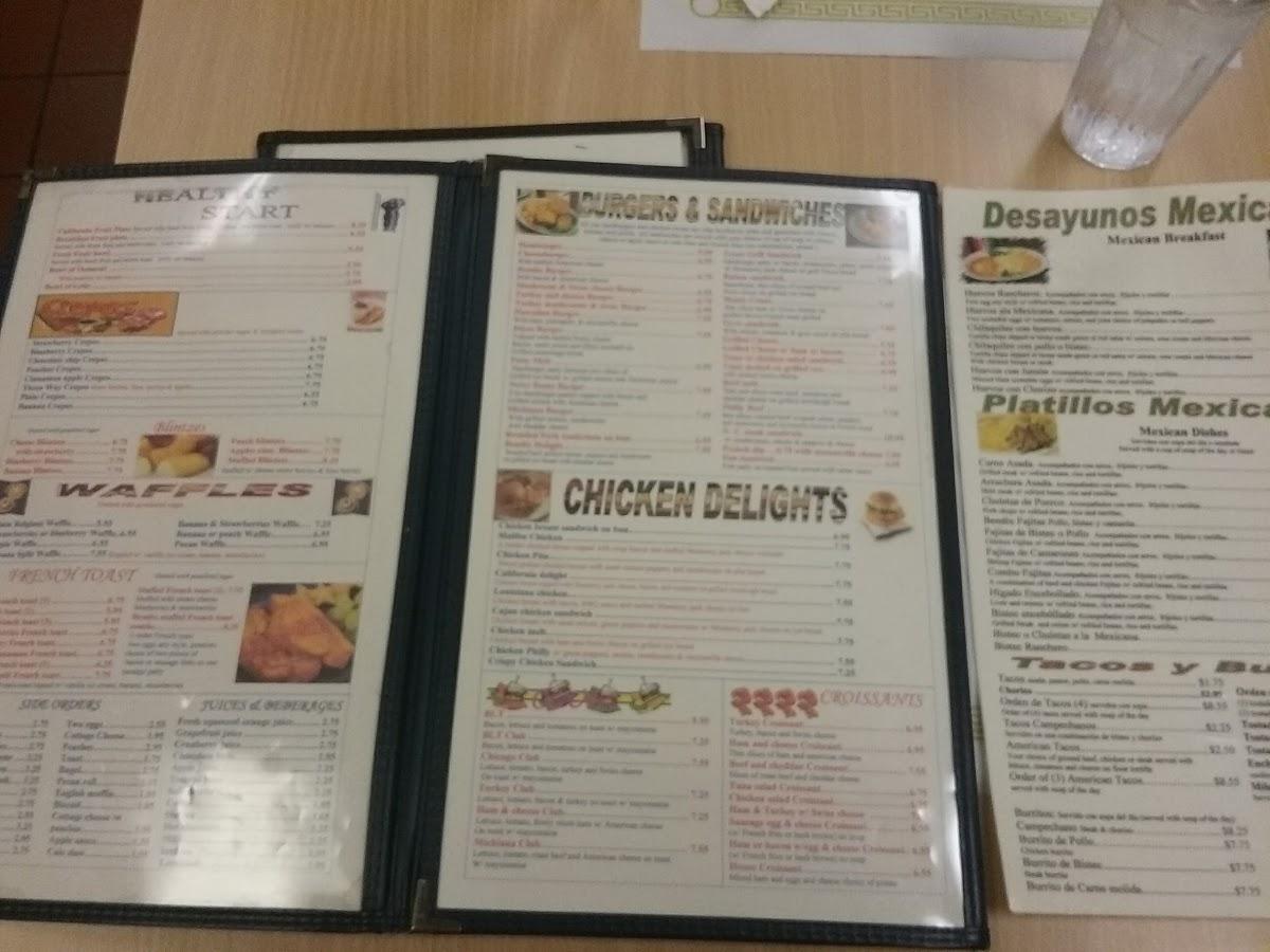 Menu at Bendix Restaurant Family Dining, South Bend, Miami St
