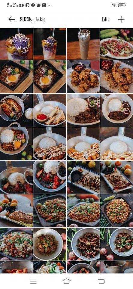 Menu at SIROK DINE & CHILL Bunawan restaurant, Davao City