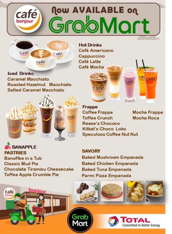 Menu at Cafe Bonjour Visayas Avenue, Quezon City