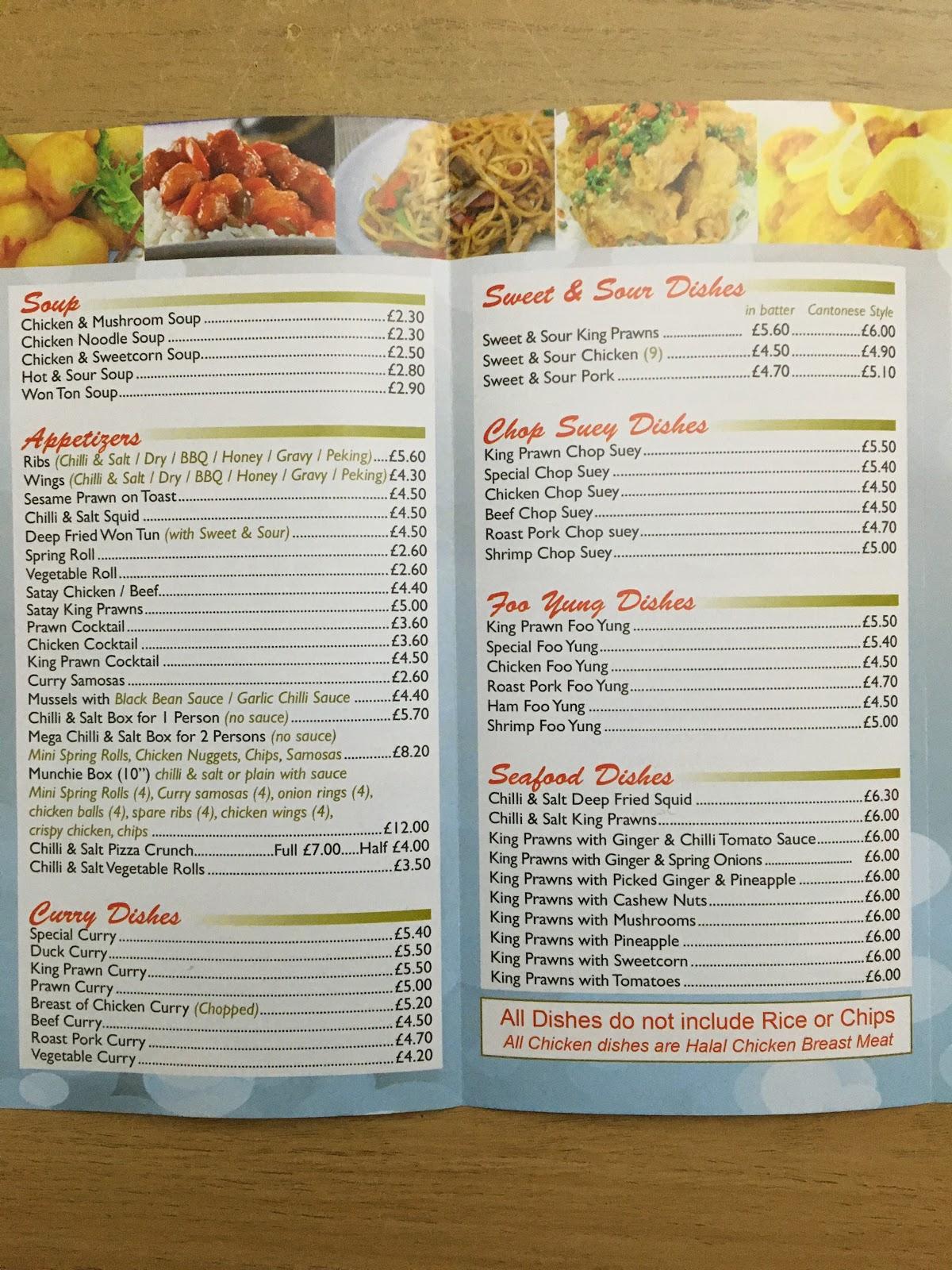 Menu at Wok Cuisine, Glasgow, 387 Paisley Rd W