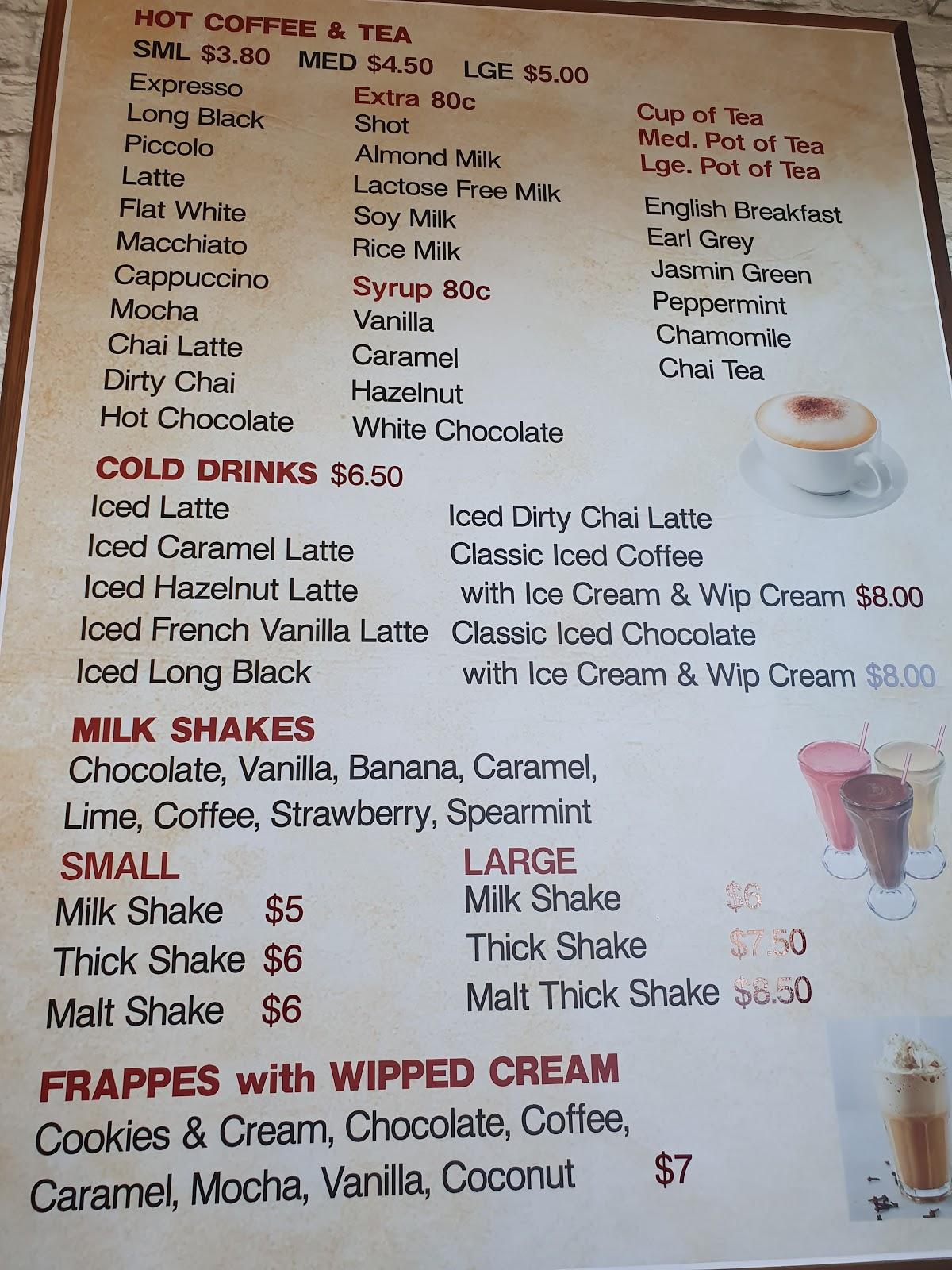 Menu at Crestwood Carvery and Cafe, Molendinar, 458 Olsen Ave