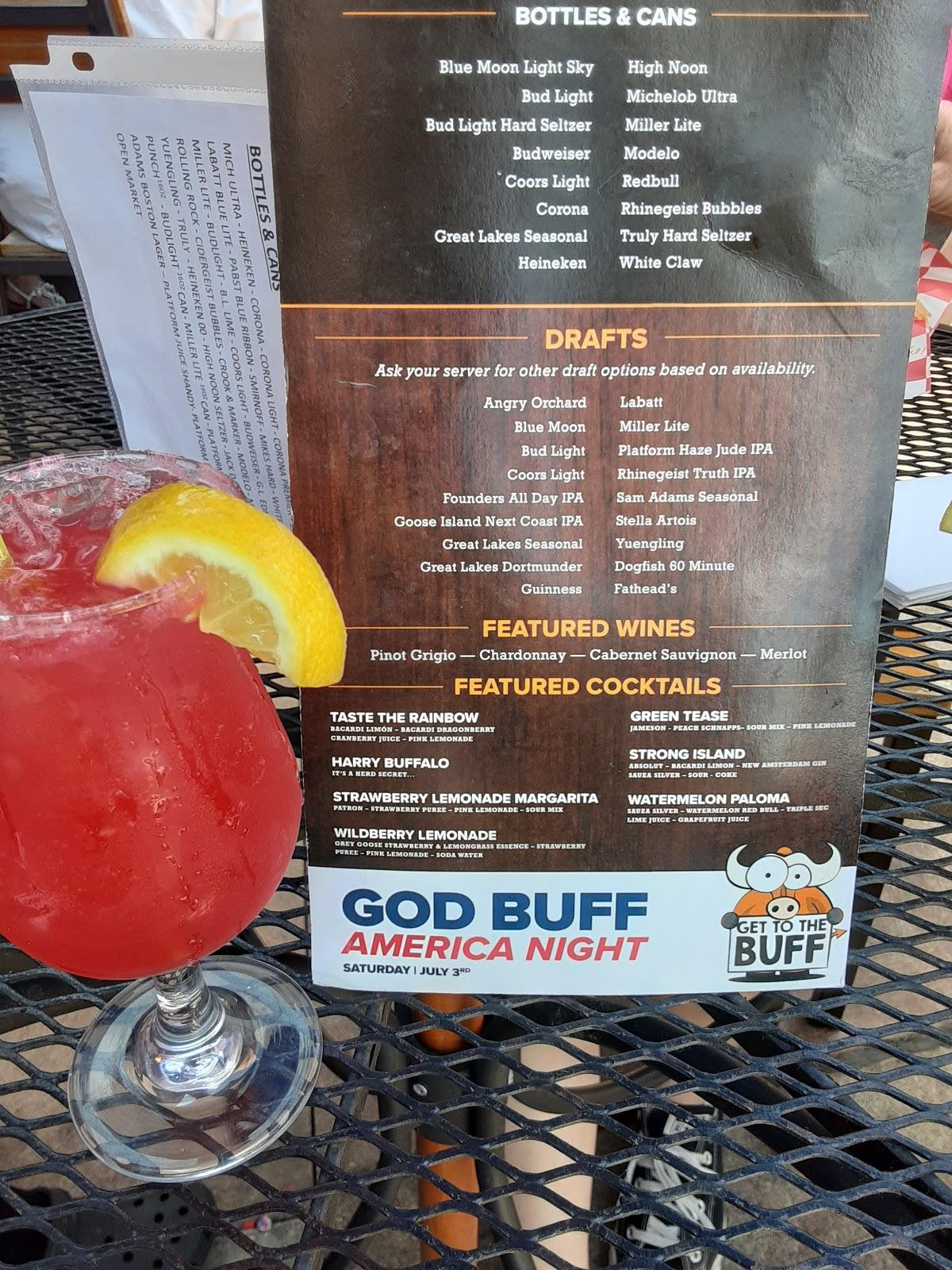Menu at Harry Buffalo North Olmsted pub & bar, North Olmsted