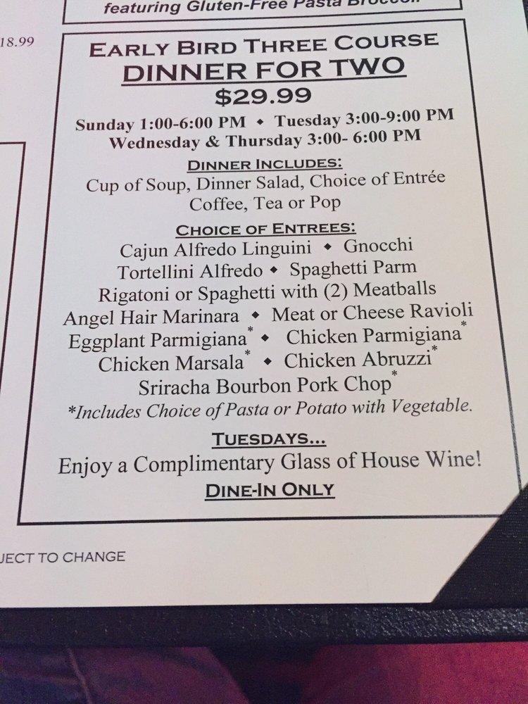 Menu at Ilio DiPaolo's Restaurant & Banquet Facility, Blasdell