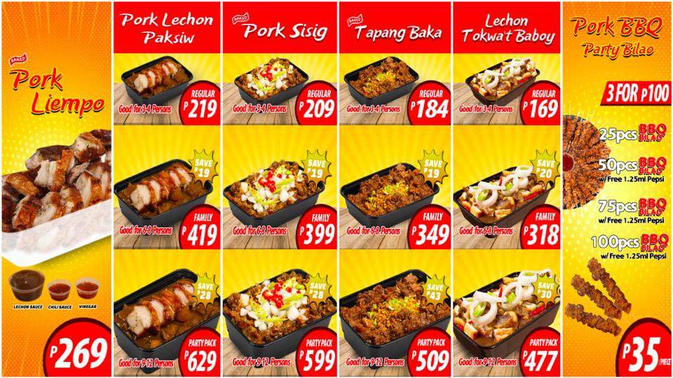 Menu at KUMPARES BAKED LECHON MANOK - LABO CAMARINES NORTE BRANCH ...
