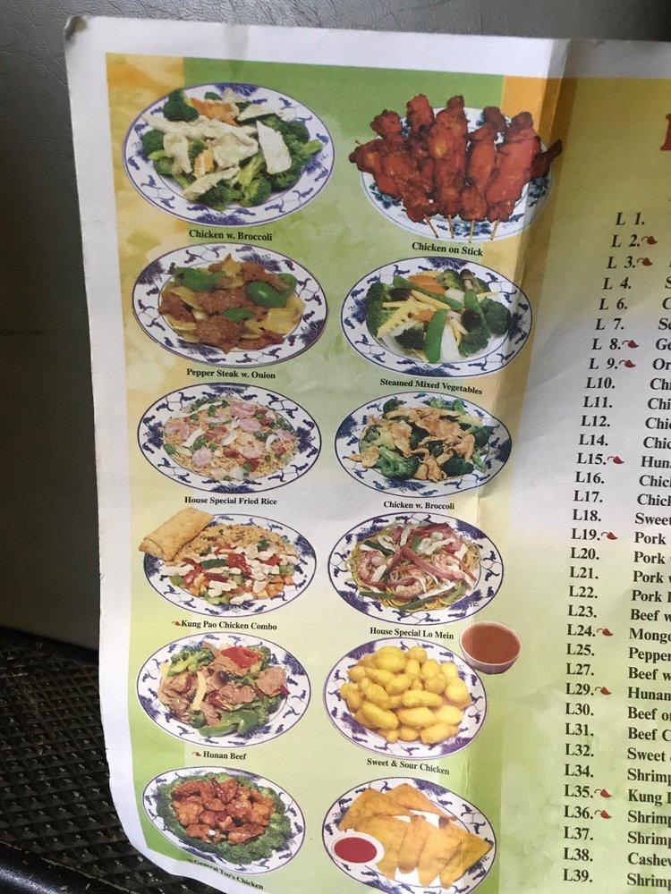 Menu at Peking Buffet restaurant, Auburn
