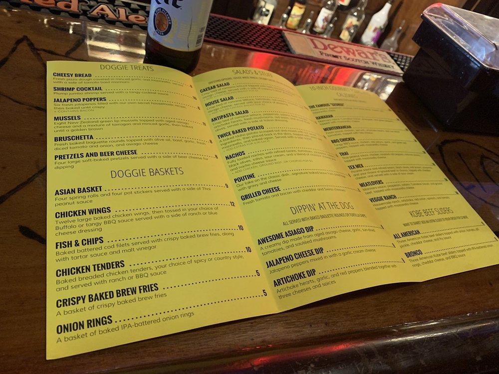 Menu at Stray Dog Pub & Cafe, Elko