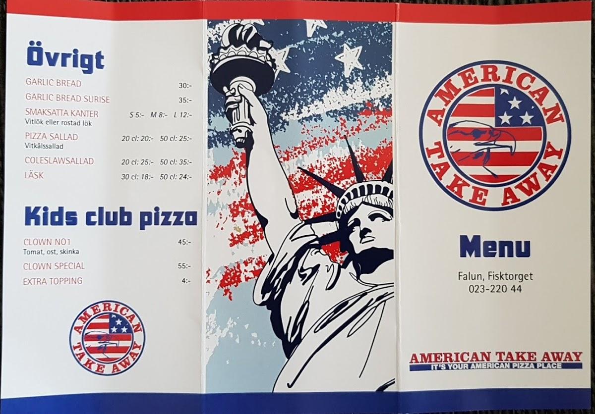 American Take Away pizzeria, Falun - Restaurant menu and reviews