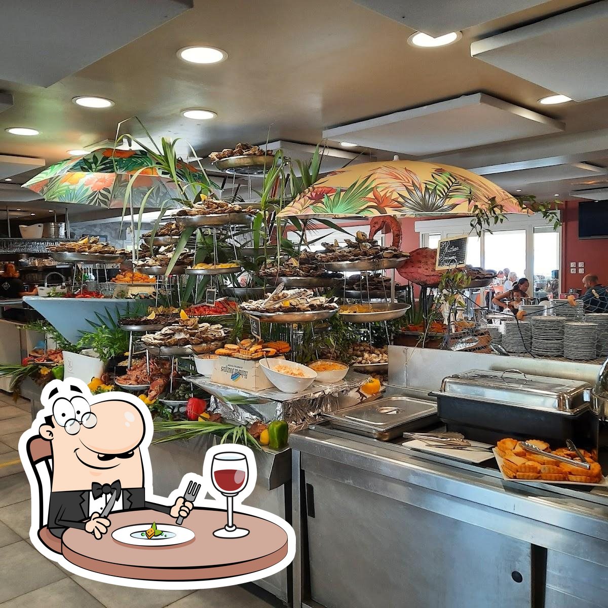 La Ferme Marine - La Tablée restaurant, Marseillan, Rte des Parcs ...