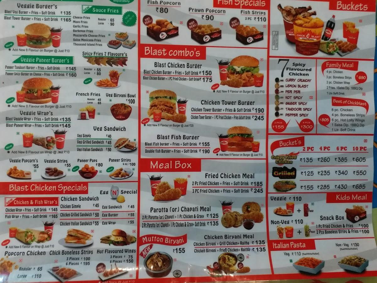 Menu at Central Restaurant, Vizianagaram