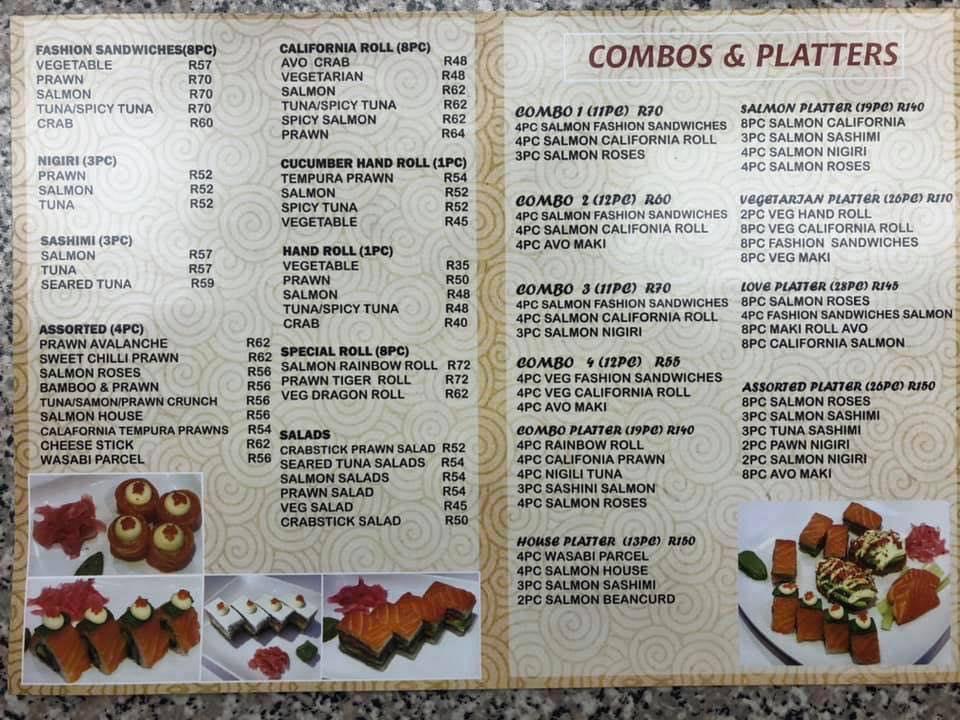Menu at Friend House Sushi & Chinese Takeaway restaurant, Hilton