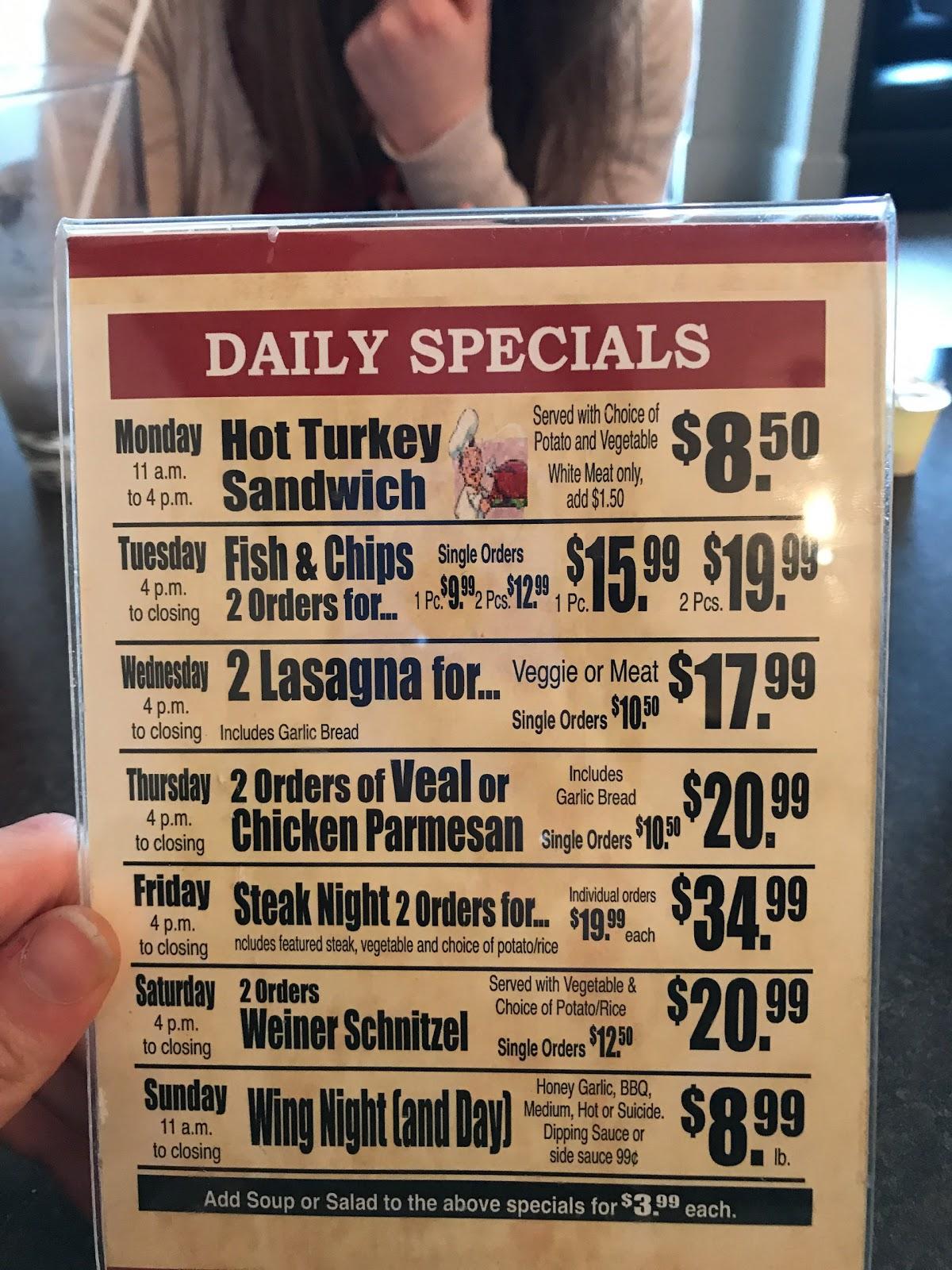Menu at Tangled Garden Cafe, Westport