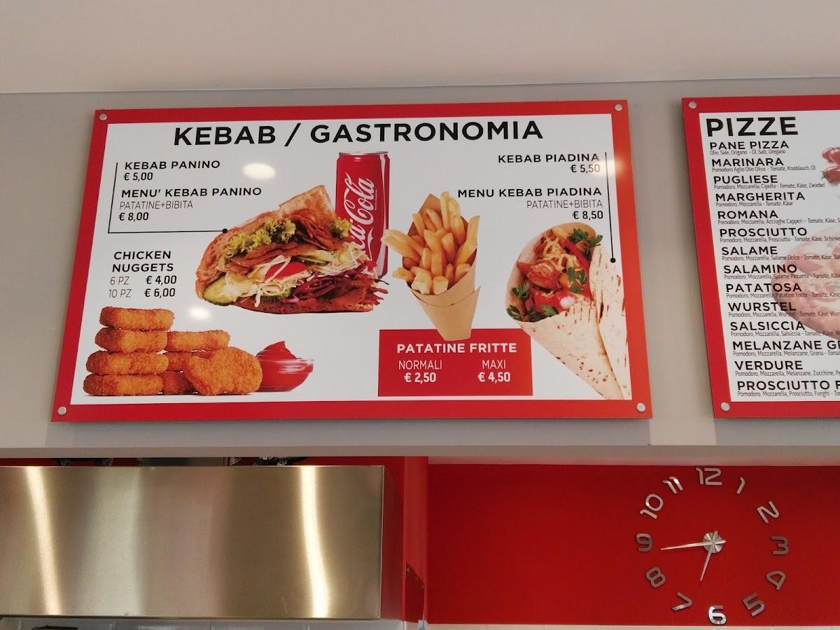 Menu au Bar Gelateria Al Faro, Bibione
