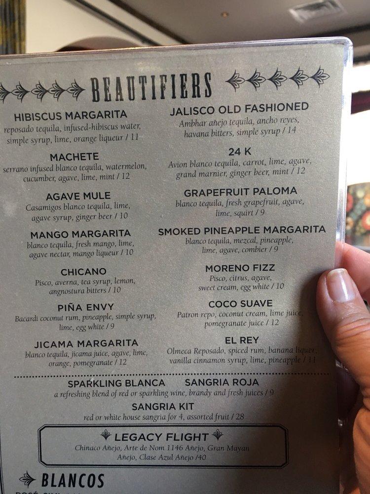 Menu at Mexican Sugar restaurant, Plano, Lone Star Dr Suite B150