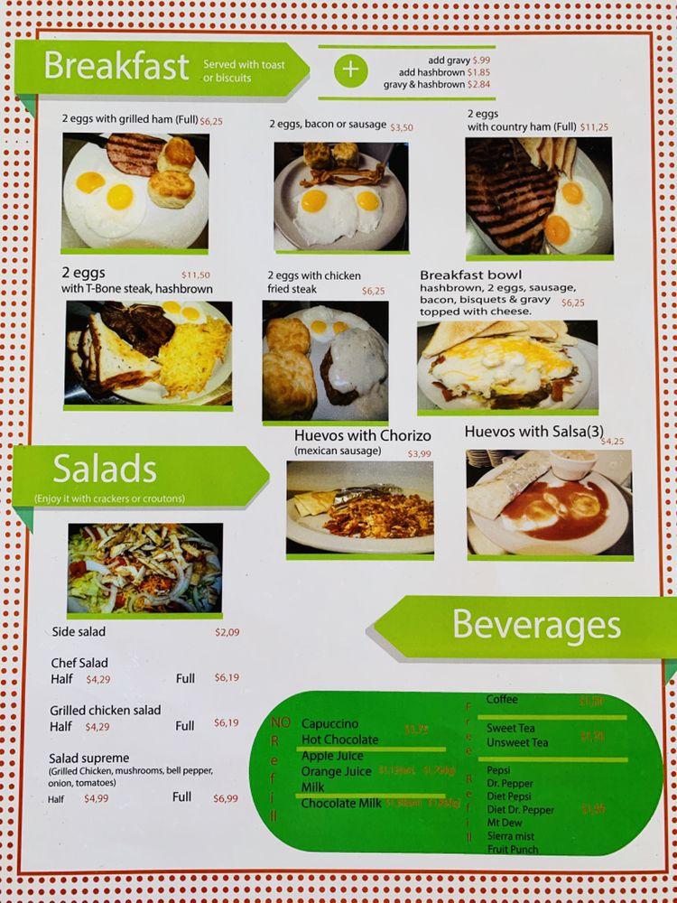 Menu at Spah Grill Batesville restaurant, Batesville
