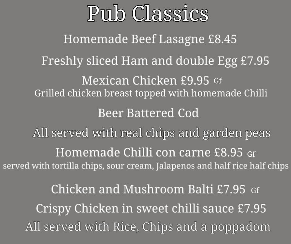 Menu at The New Lodge pub & bar, Pontardawe