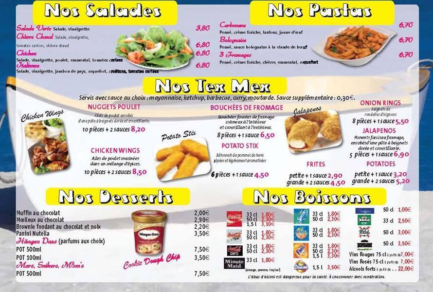 Menu au Aldo Pizza pizzeria, Les Sables-d'Olonne