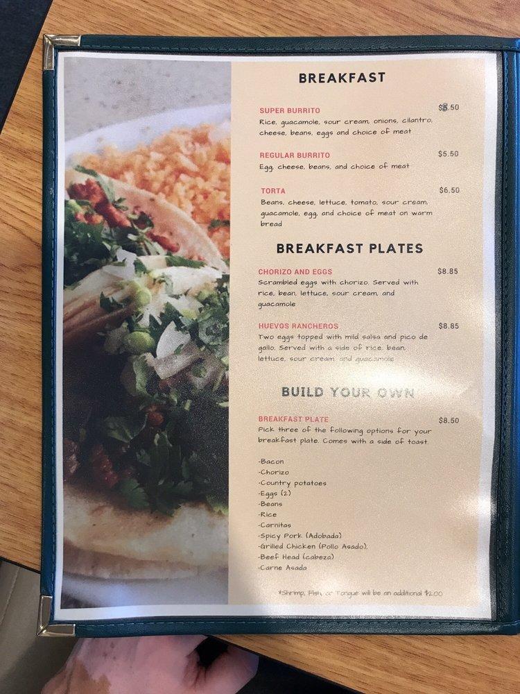 Menu at Angel’s Kitchen restaurant, Folsom