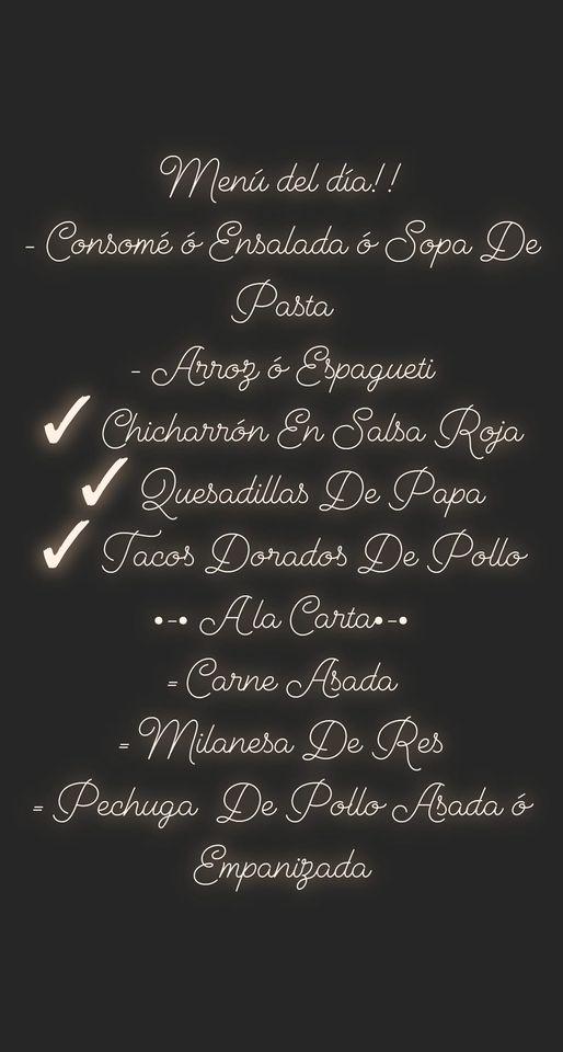 Menu at Casa de mama coco restaurant, Mexico City, Norte 21 #25 Esq ...