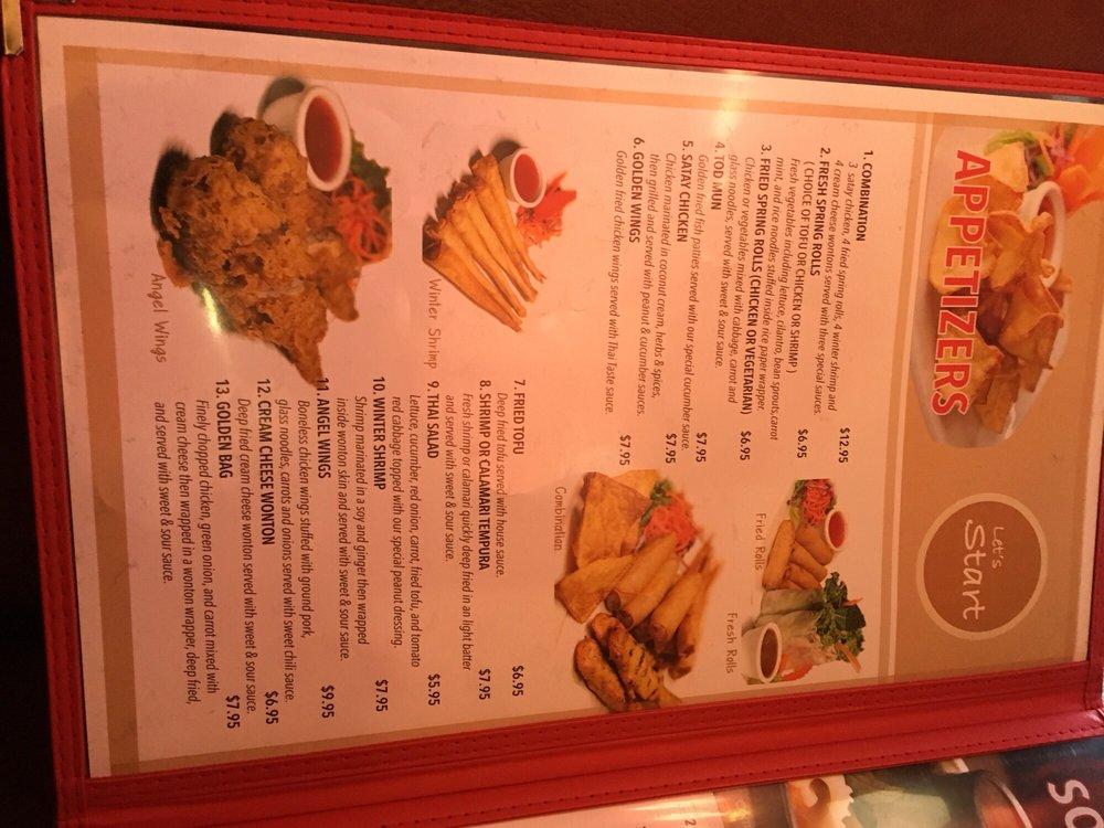 Menu at Thai Taste 2 restaurant, Bonita
