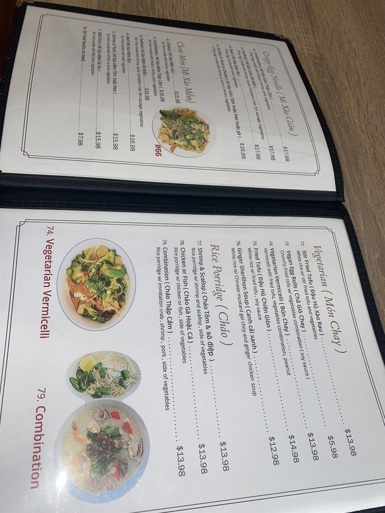 Menu at Pho King Eggroll II LLC restaurant, Goodyear