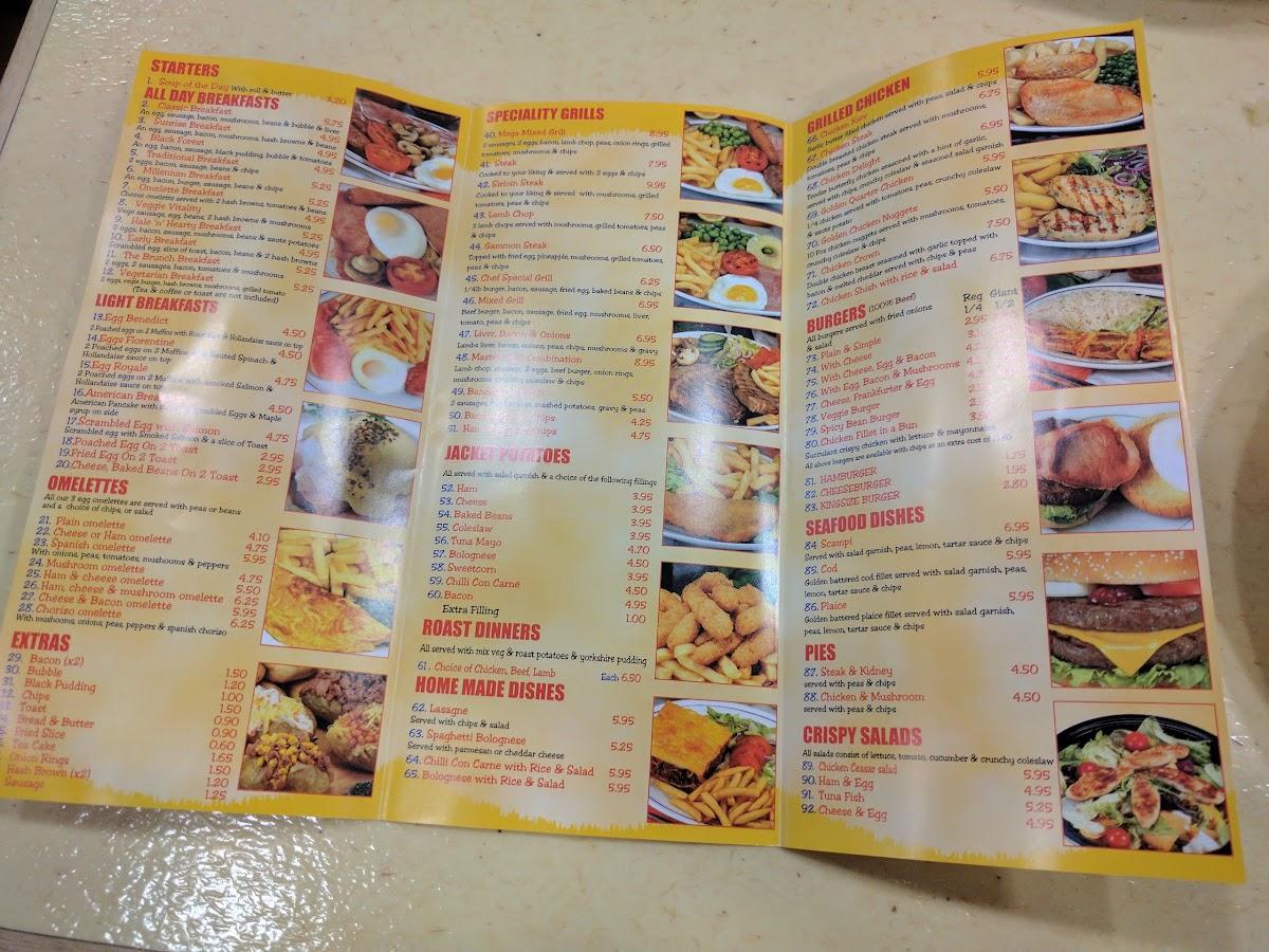 Menu at Master Chef fast food, Amersham