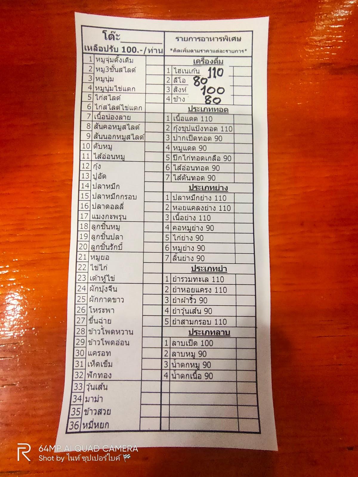Menu at Night Jum&Shabu Buffet 199.- restaurant, Samut Prakan