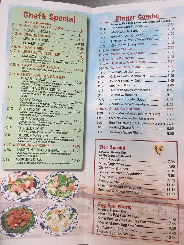Menu at New Beijing Restaurant, Atlantic Highlands