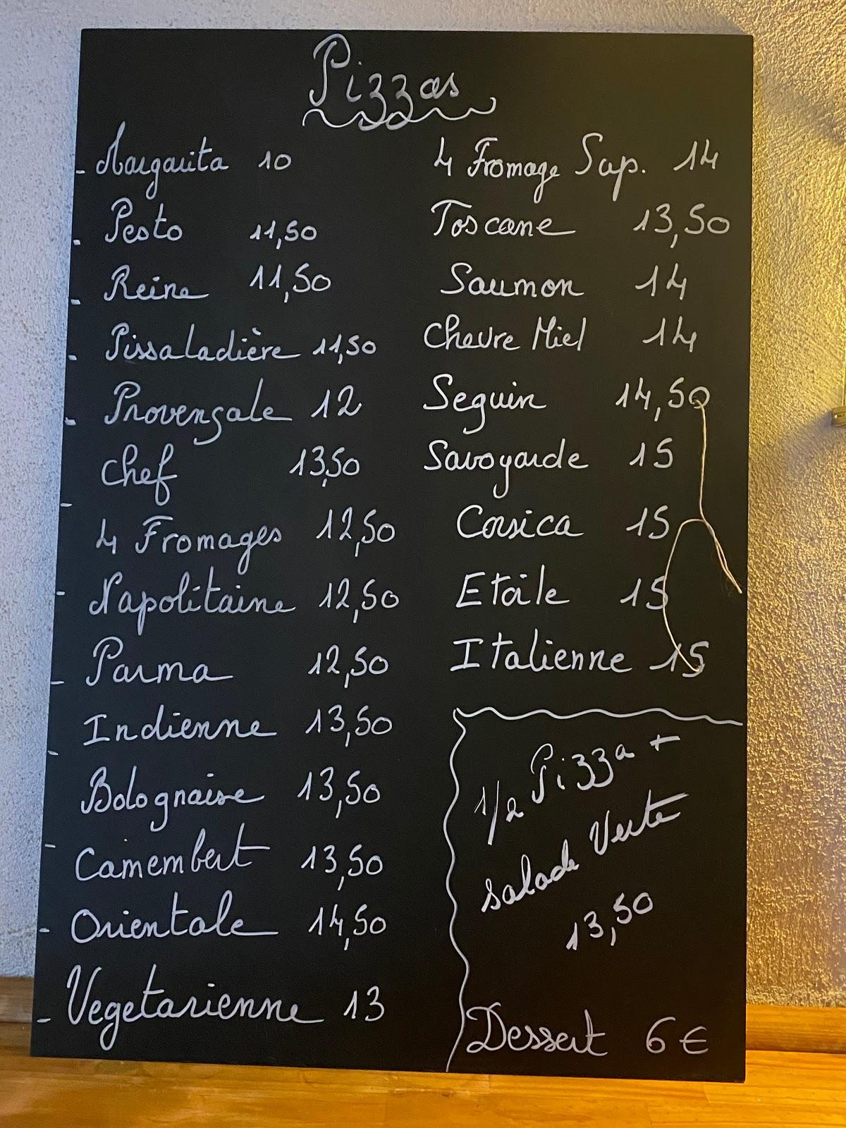 Menu at La Terrasse pub & bar, Rocbaron