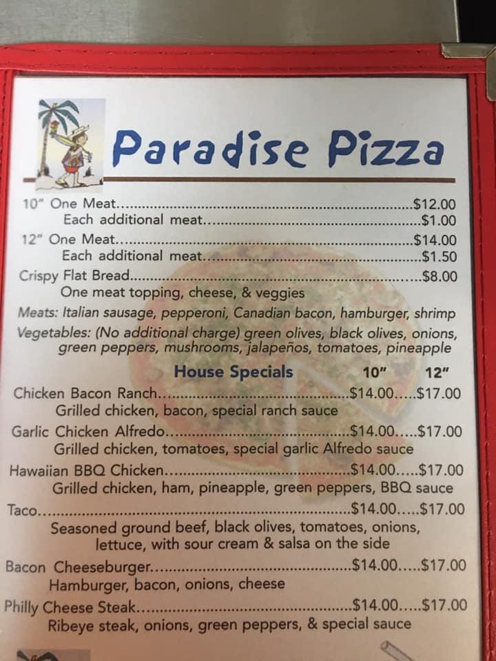 Menu at SomeWhere Else Conger bar/grill & off sale, Conger