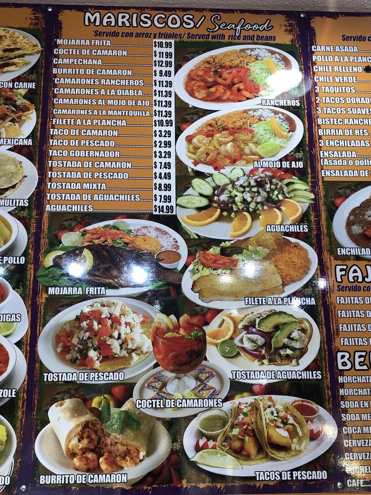 Menu at Casa Cortez Mexican Food restaurant, Ontario, S Euclid Ave