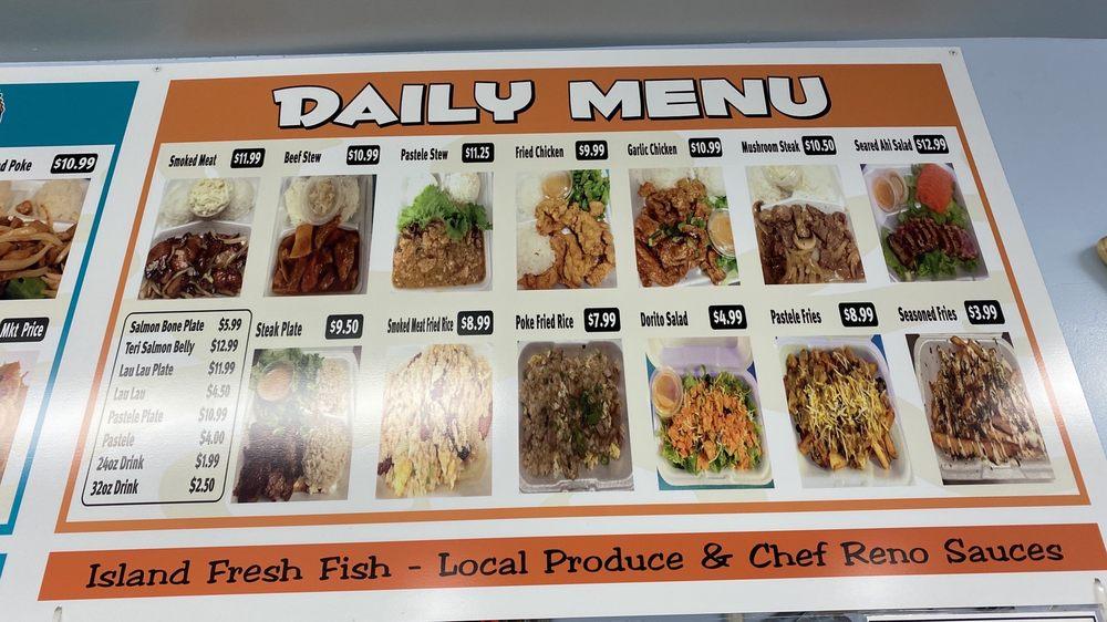Menu at Fresh Catch Pearl City restaurant, Pearl City