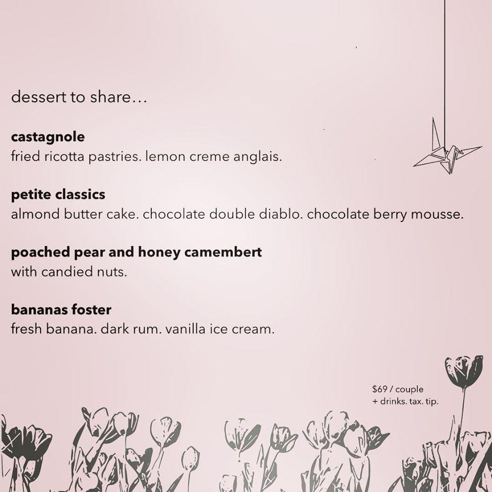 Menu at Shuga's pub & bar, Colorado Springs
