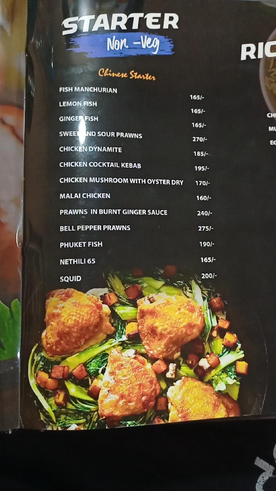 Menu at 007 Punjabi Dhaba, India
